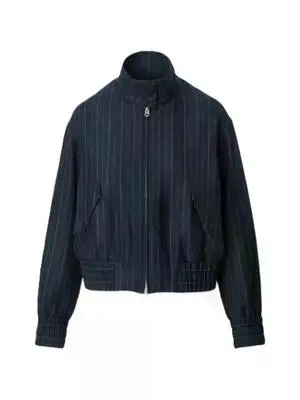 Rag & Bone Eliza Pinstripe-pattern Bomber Jacket