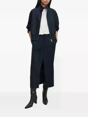 Rag & Bone Eliza Pinstripe-pattern Bomber Jacket