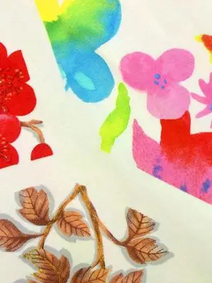 Dior Floral-print Sequin-embellished T-shirt