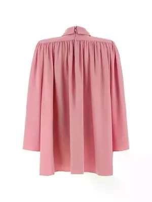 Valentino Garavani Cady Couture Pleated Top