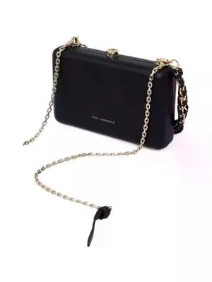 Karl Lagerfeld Charm-embellished Chain-link Clutch Bag