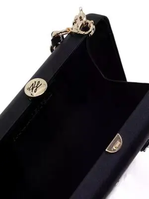 Karl Lagerfeld Charm-embellished Chain-link Clutch Bag