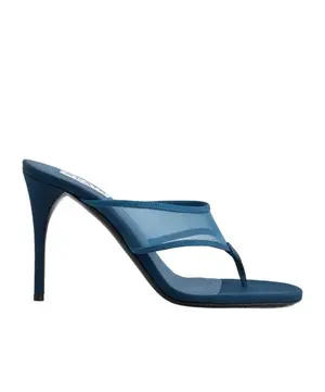 Alaïa Thong High-heeled Sandals - Light Blue
