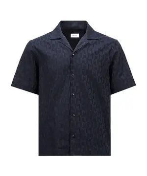 Moncler Monogram Jacquard Cotton Shirt