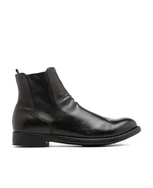 Officine Creative Side Zip Ankle Boots