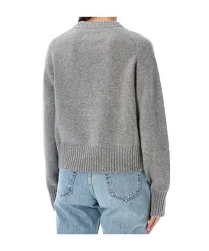 Extreme Cashmere Please Cropped Knitted Sweater