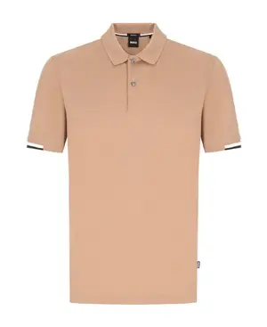 Hugo Boss Rubberized Logo Regular-fit Polo Shirt