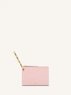 Balmain Pulse Card Holder In Smooth Leather