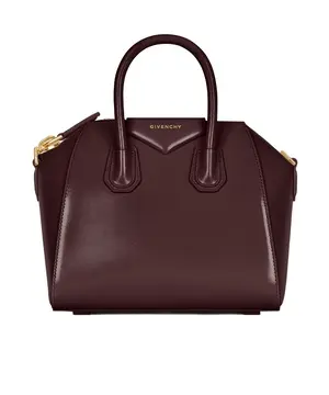 Givenchy Antigona Mini Top Handle Bag - Burgundy
