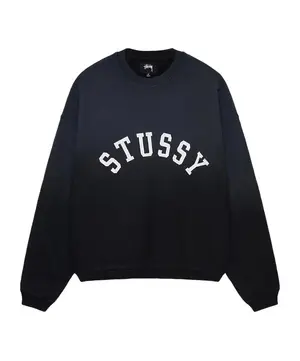 StÜssy Oversized Logo Sweater - Black