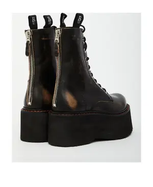 R13 75mm Leather Boots