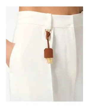 Elisabetta Franchi Darts Gabardine Trousers