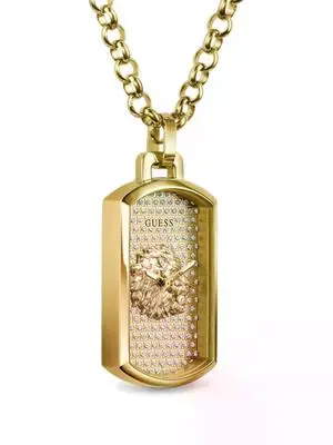 Guess Kane Lion-head Pendant Necklace - Gold