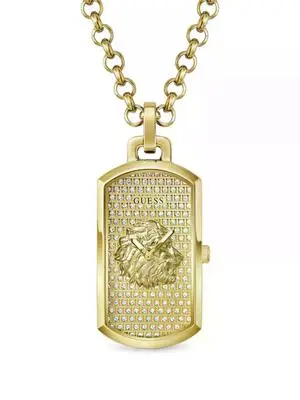 Guess Kane Lion-head Pendant Necklace