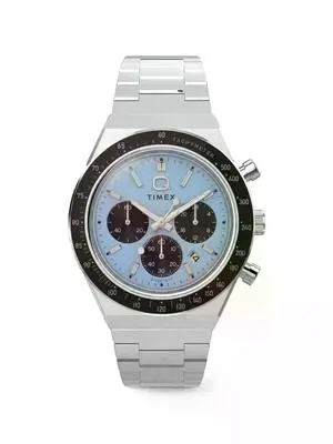 Timex® Q Chronograph 40mm Watch - Blue