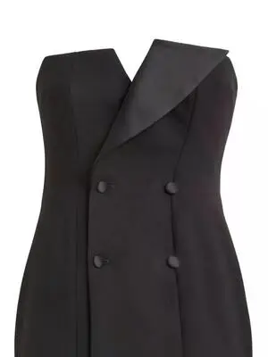 P.a.r.o.s.h Double-breasted Strapless Fitted Maxi Dress