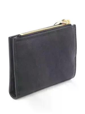 Miu Miu 2020s Embossed Logo Bi-fold Wallet - Black