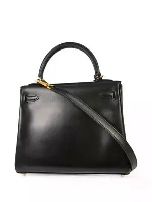 Hermès 2009 Kelly 25 Retourne Tote Bag - Black
