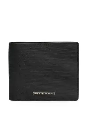 Tommy Hilfiger Logo-plaque Bifold Wallet - Black