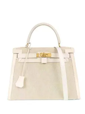 Hermès 1996 28 Kelly Sellier Tote Bag - Neutrals