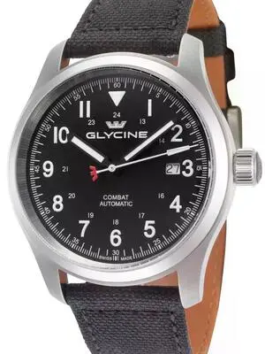 GLYCINE Combat Field 40mm Watch - Black