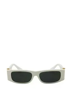 Versace Rectangle-frame Sunglasses - White