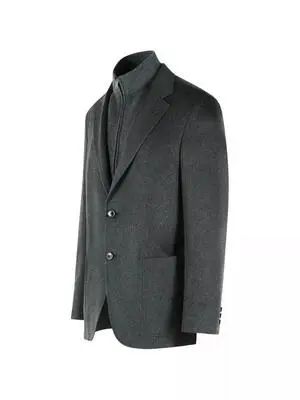 Zegna Dark Mélange Oasi Cashmere Jacket