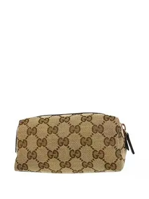 Gucci Gg Canvas Cosmetic Pouch - Neutrals