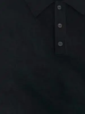 HEVO Polo-collar Button-fastening Sweater