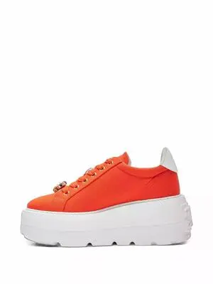 Casadei Crystal-embellished Platform Sneakers