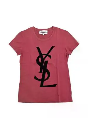 Saint Laurent Cassandre Logo T-shirt - Red