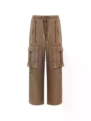 Citizens Of Humanity Andira Satin Cargo-pockets Trousers
