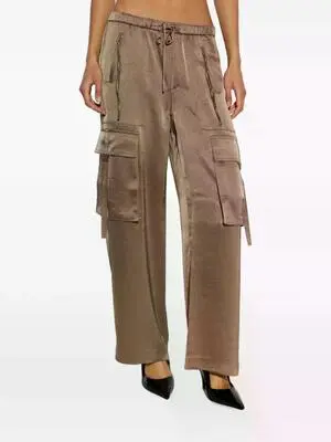 Citizens Of Humanity Andira Satin Cargo-pockets Trousers