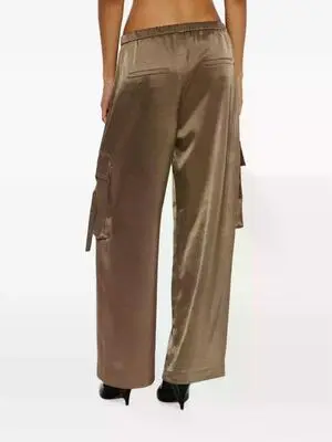Citizens Of Humanity Andira Satin Cargo-pockets Trousers
