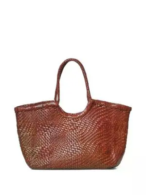 Dragon Diffusion Nantucket Optical Woven-leather Tote Bag