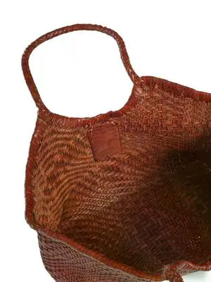 Dragon Diffusion Nantucket Optical Woven-leather Tote Bag
