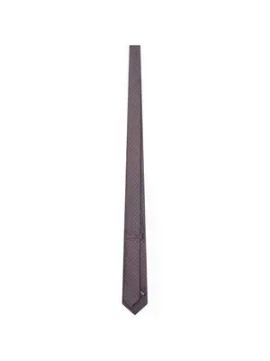 Kiton Geometric-pattern Silk Tie