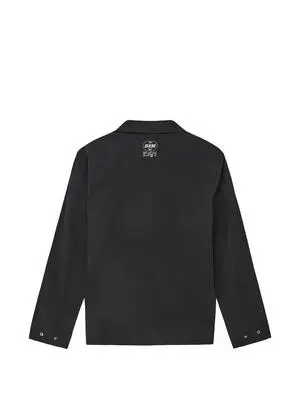 Deus Ex Machina Tommy Surf Logo-print Panelled Shirt - Black