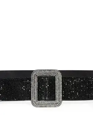 Benedetta Bruzziches Venus Crystal-embellished Belt - Black
