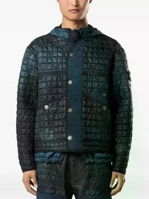 Stone Island Quilted Garment-dyed Jacket
