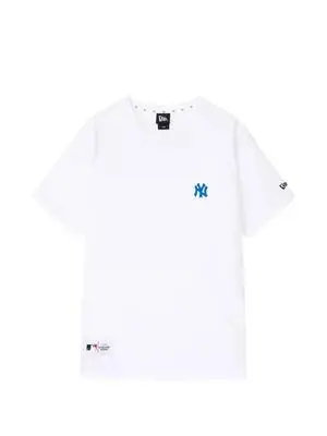 New Era Logo-embroidered T-shirt - White