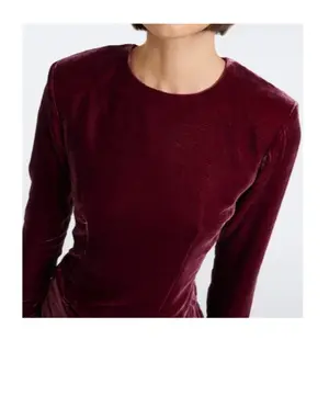 ROTATE BY BIRGER CHRISTENSEN Bow-detail Ruched Velvet Minidress