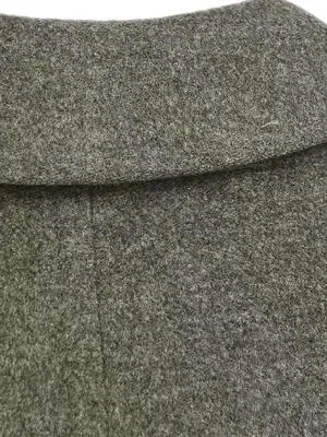 Burberry Button-fastening Wool Single-breasted Coat