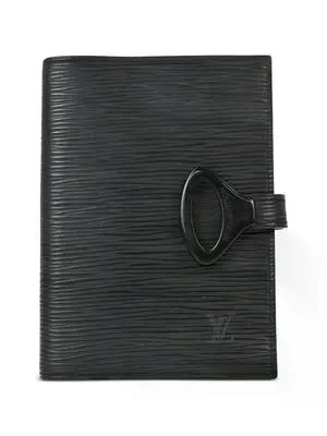 LOUIS VUITTON Pm Epi Agenda Notebook Cover - Black