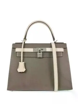 Hermès 2019 28 Kelly Sellier Tote Bag - Grey