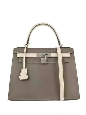 Hermès 2019 28 Kelly Sellier Tote Bag - Grey