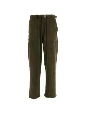 PAS NORMAL STUDIOS Off-race Belted Corduroy Trousers