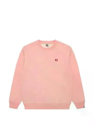 AAPE BY *A BATHING APE Logo-patch Sweatshirt - Pink