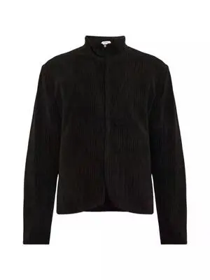 POST ARCHIVE FACTION Ribbed Stand-collar Jacket - Black