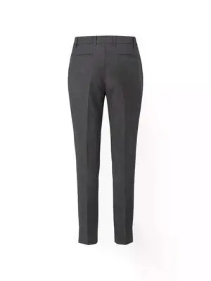 SLOWEAR Pressed-crease Tailored Trousers - Grey